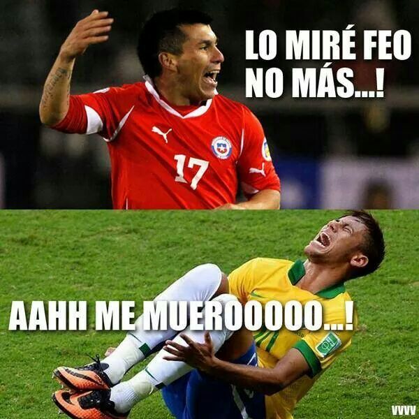 Neymar mazapan, lo tocan y se deshac e e e - Meme subido por ...