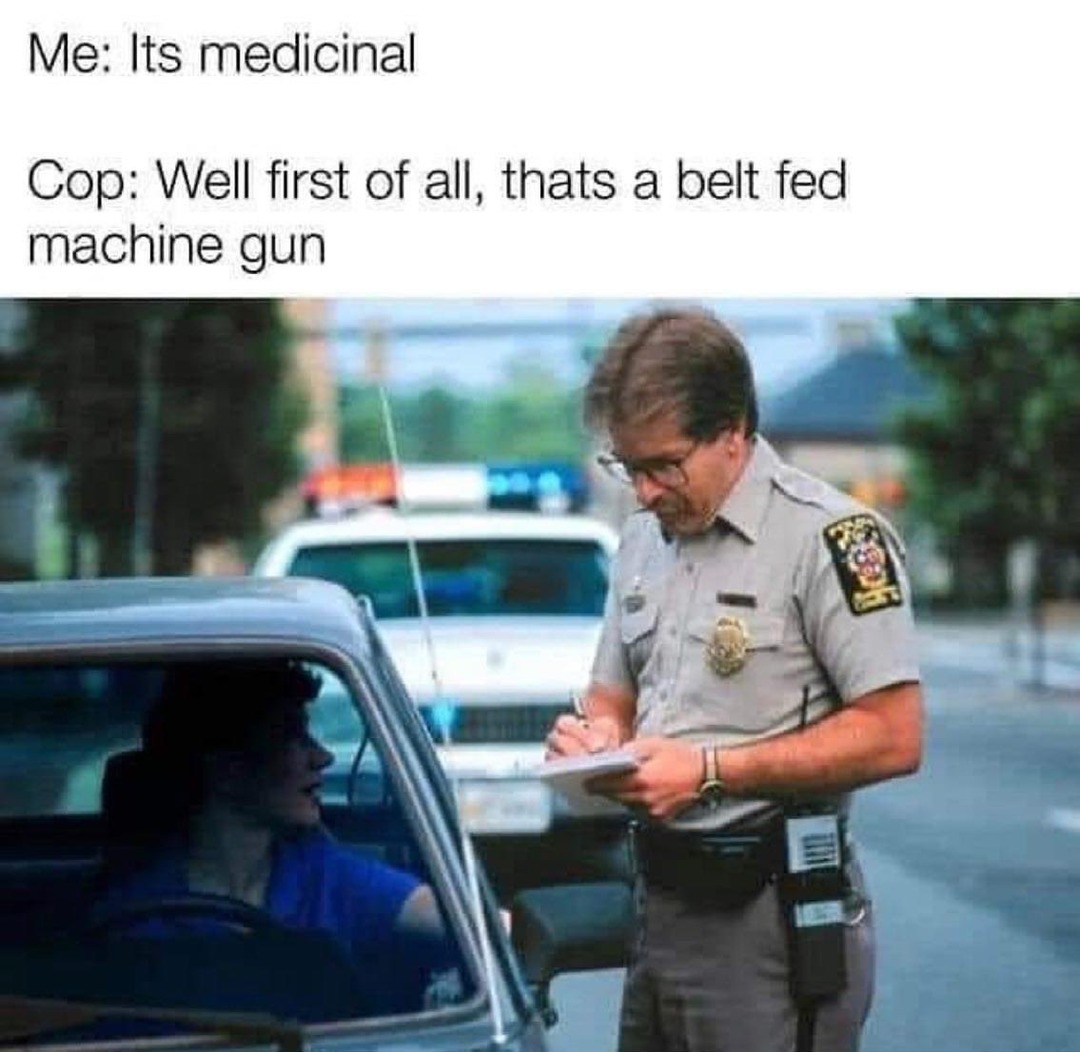 Medicinal machine guns now - Meme by Mireska :) Memedroid