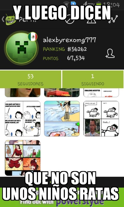 Ufffffff niños rata quién lo diría - Meme subido por Vitepastilla ...