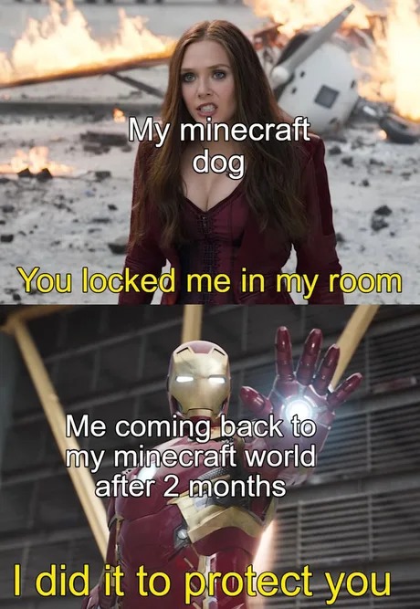 My minecraft dog - Meme by cominobody :) Memedroid