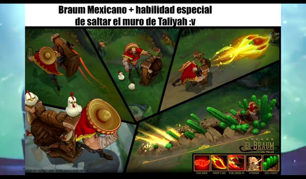 Mexicanos..... exelente para saltar muros de taliyah - Meme subido por ...