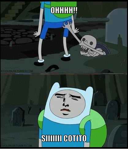 Todo un loquillo finn - Meme subido por Mostacho_99 :) Memedroid