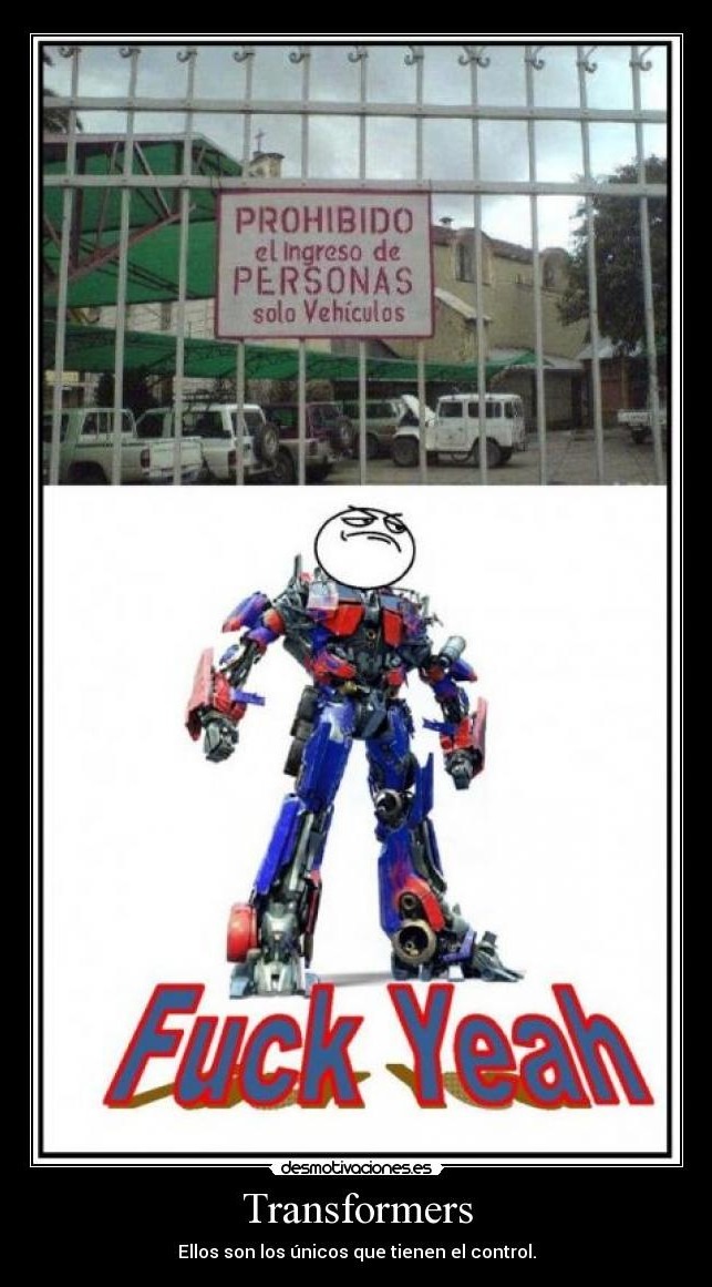 Optimus prain - Meme subido por GodzillaARG :) Memedroid