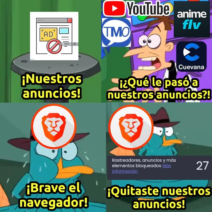 Top memes de Brave en español :) Memedroid