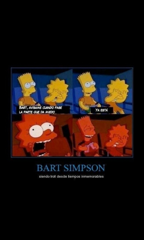 Bart troll e.e - Meme subido por soygunnerhastalamuer :) Memedroid