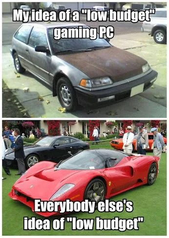Low budget gaming pc - Meme subido por hybridsense153 :) Memedroid