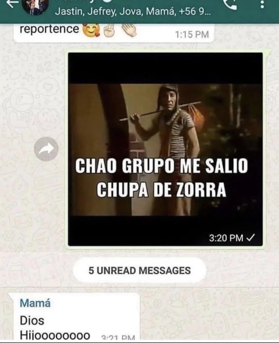 chao! - Meme subido por Afrojoe :) Memedroid