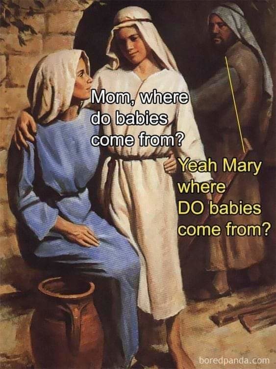 Tell us, Mary - Meme subido por Just_a_Bear :) Memedroid