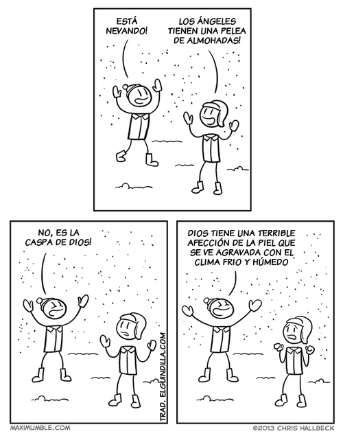 Las caspa de Dios - Meme subido por SirumYem :) Memedroid