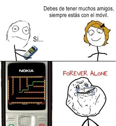 Metido en el cél - Meme subido por momoxp :) Memedroid