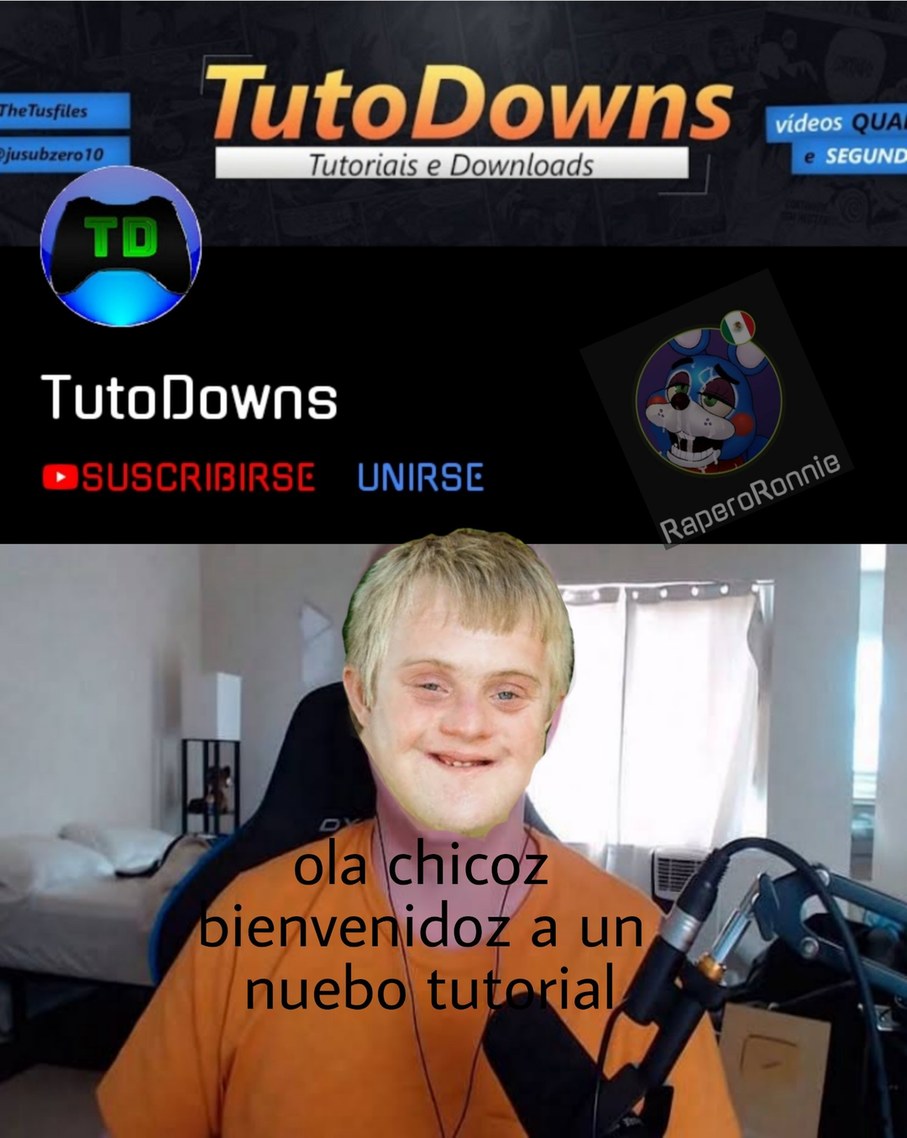 Si quieren usar el meme de plantilla para llamar down a alguien mas ...