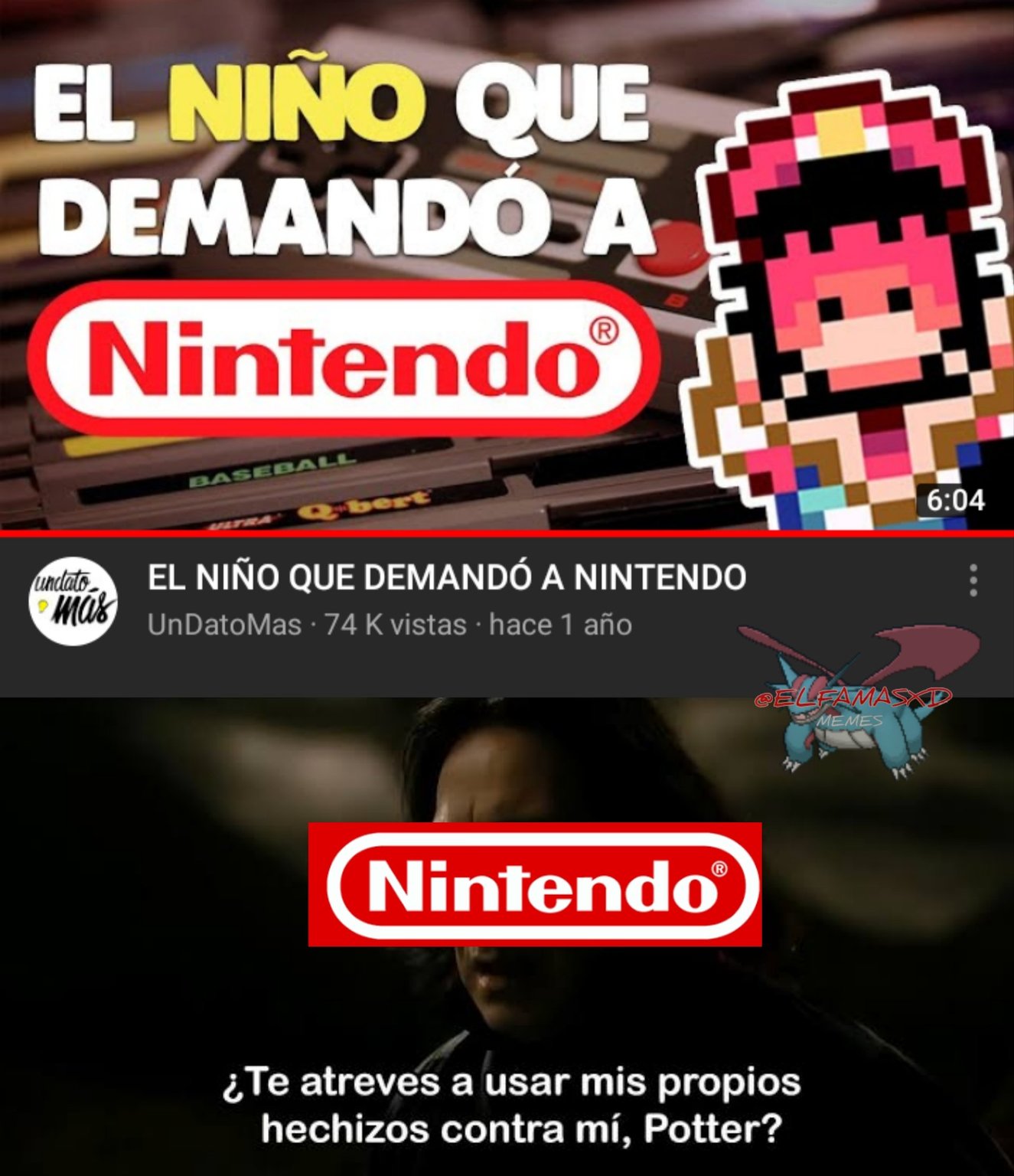 nintendo demandado - Meme by elfamasxd :) Memedroid