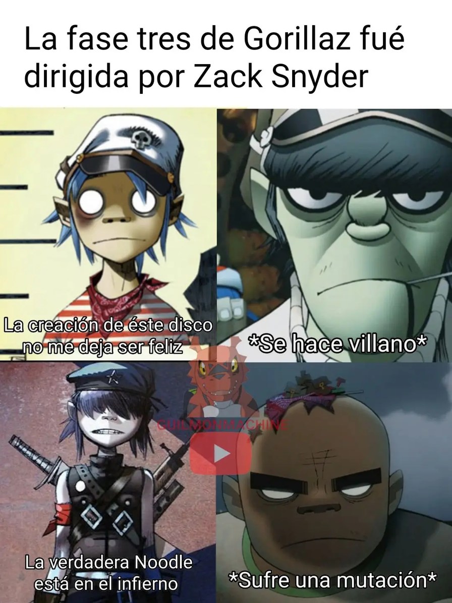 Top memes de Gorillaz en español :) Memedroid