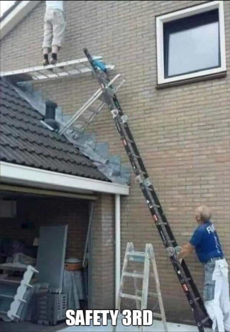 Ladder Safety Memes Awful Firefighter Meme I Made In 10 Minutes.