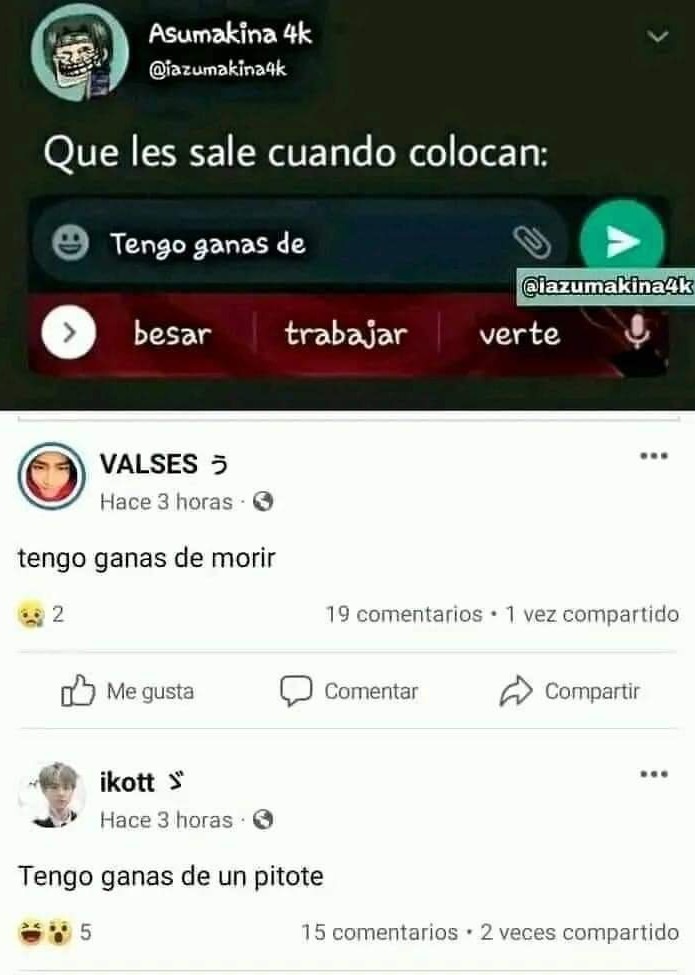 Tengo ganas de la canción de Kevin kaarl - Meme subido por ElGeros300 ...