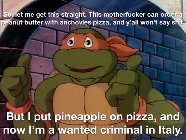 Ninja turtles pizzas - Meme by captaintropical :) Memedroid