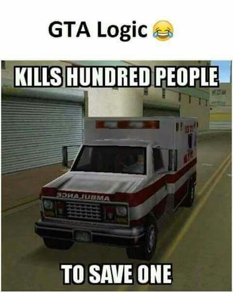 Gta logic - Meme by silecto :) Memedroid