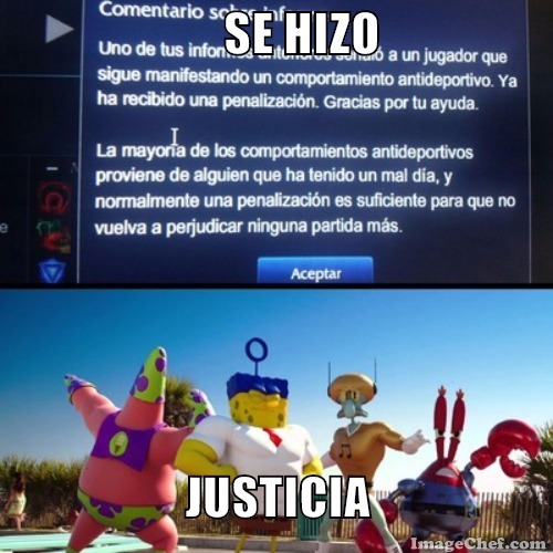 Y se hizo JUSTICIA - Meme subido por Frugop :) Memedroid