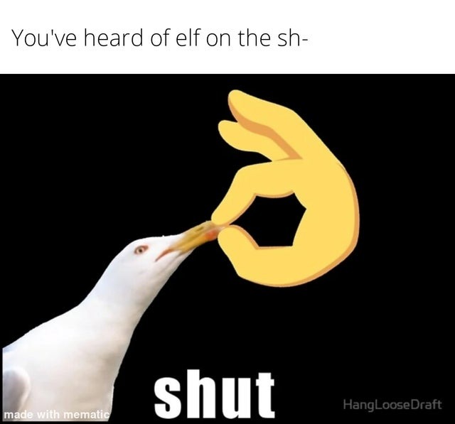 You've heard of elf on the sh - Meme by Sugartown :) Memedroid