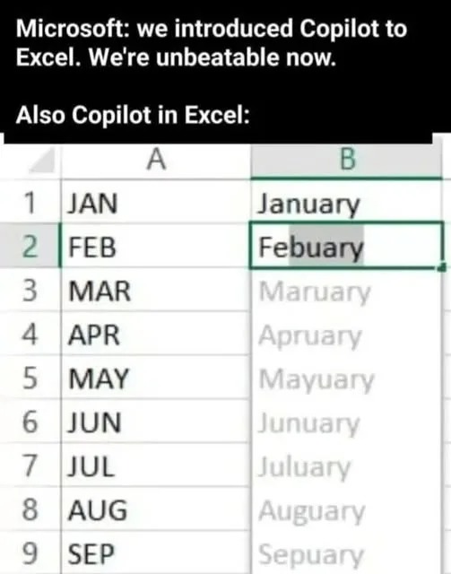 The best Excel memes :) Memedroid