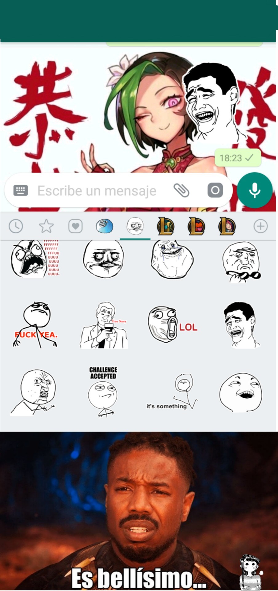 Tan wenos los stikers del wasap - Meme subido por iWinkz :) Memedroid