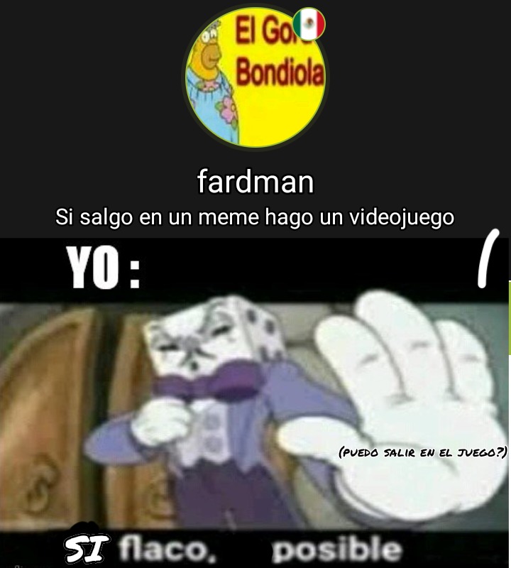 Si flaco posible - Meme subido por El_Chico_Pizza :) Memedroid