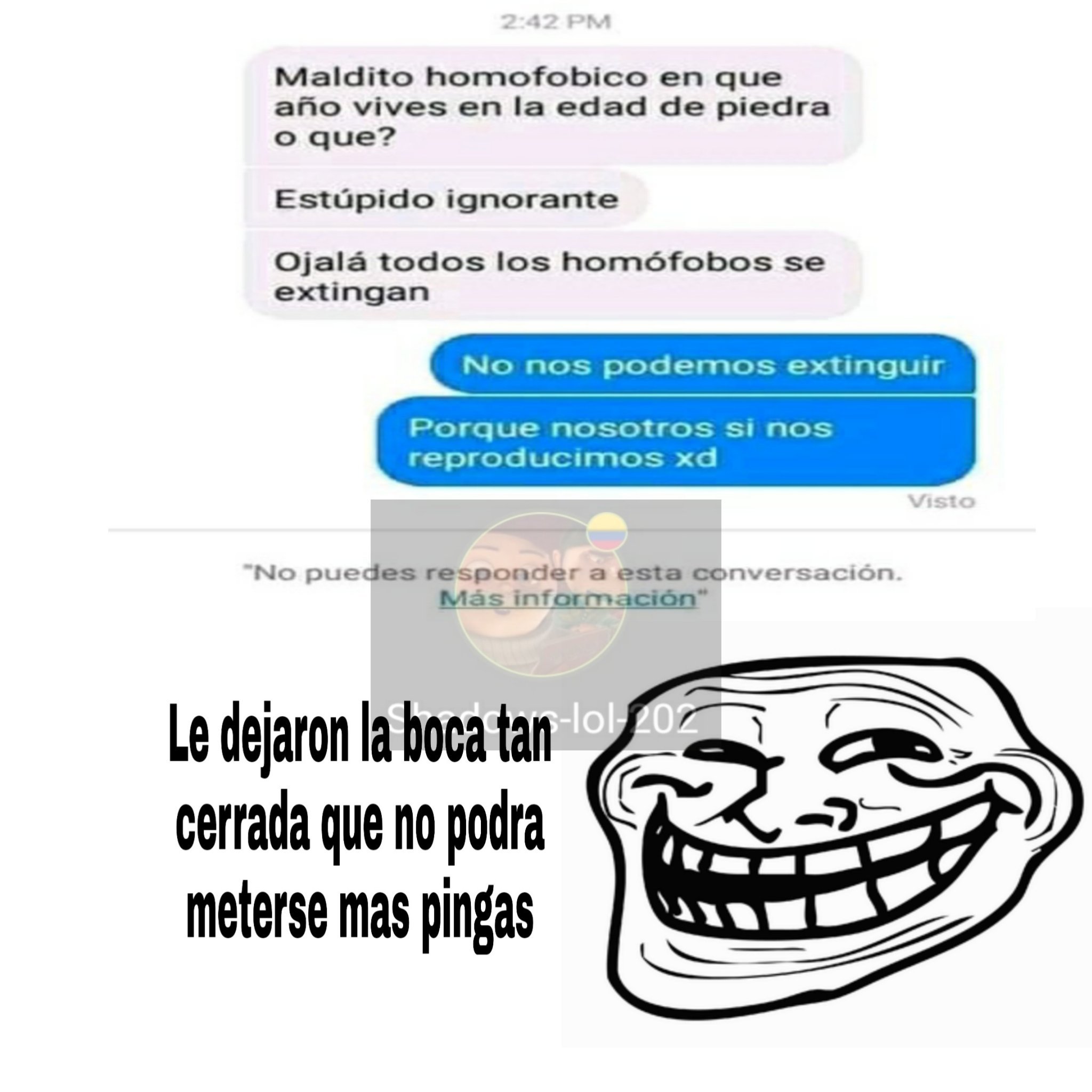 Troleando al trolo - Meme subido por Shadows-lol-202 :) Memedroid
