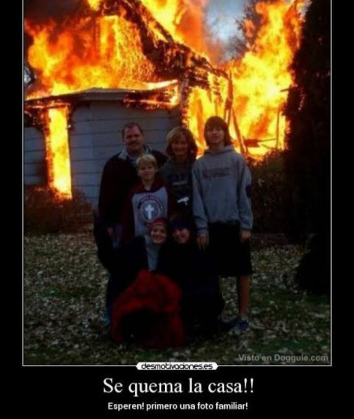 Xd se quemando la casa - Meme subido por Emmaunelxd :) Memedroid