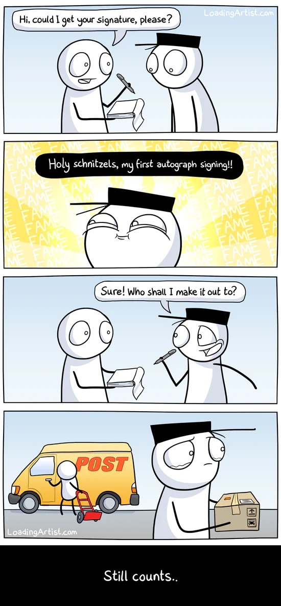 My First Autograph? - Meme by pocat :) Memedroid