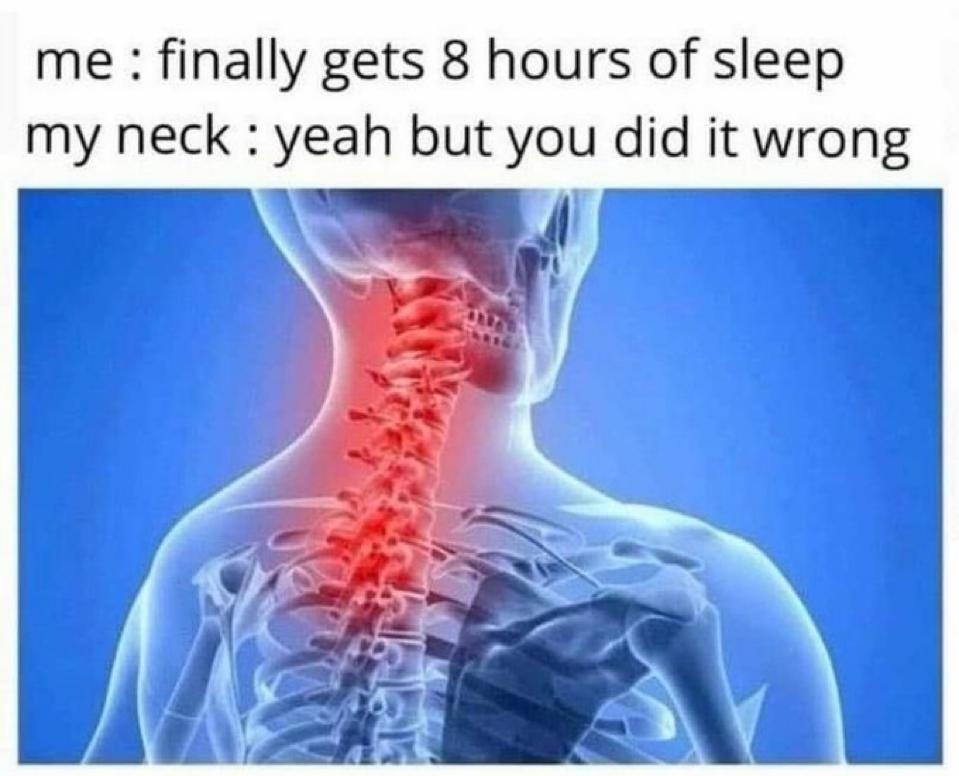 Sore Neck Memes The Best Neck Memes :) Memedroid