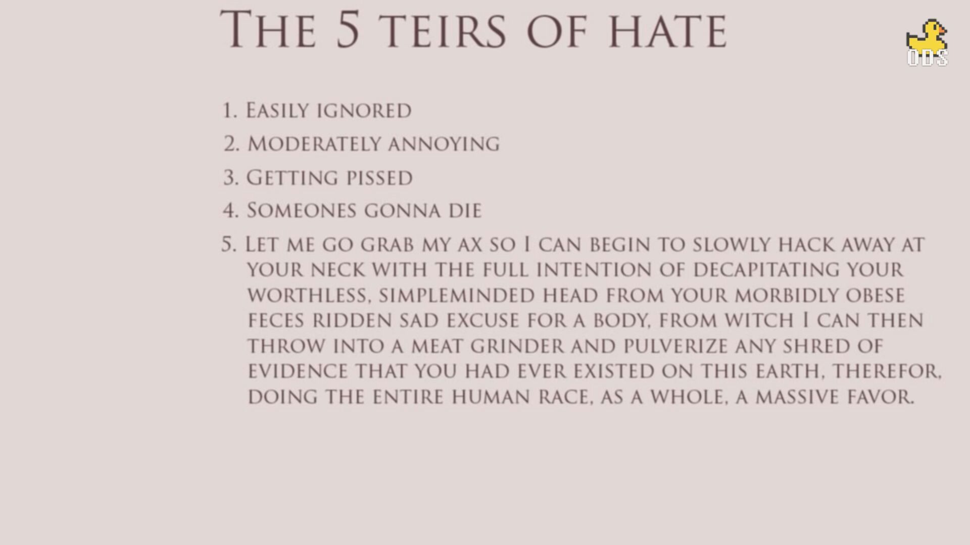 I hate ducks - Meme subido por hmongician :) Memedroid