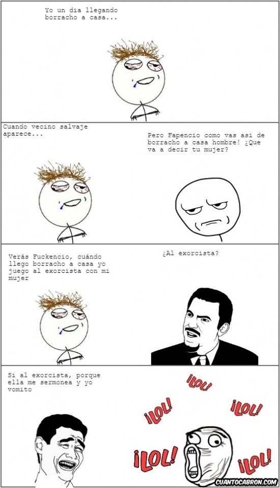 Una buena forma de aguantar la bronca - Meme by Ghxst :) Memedroid