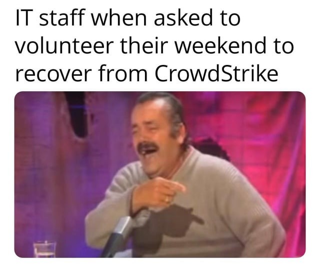 The best Crowsdtrike memes :) Memedroid