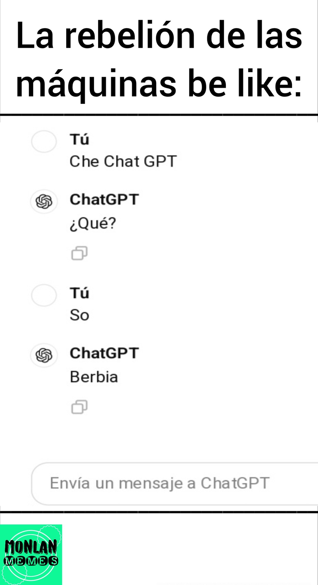 Top memes de Chatgpt en español :) Memedroid