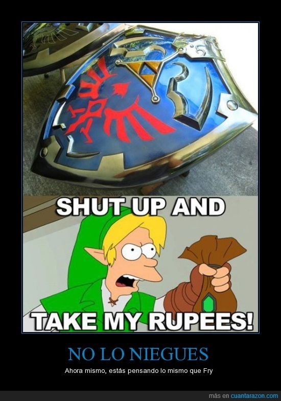 mi escudo se rompió :-( - Meme subido por carolinitana :) Memedroid