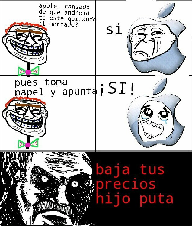 El título tiene un Alcatel - Meme by breosk :) Memedroid