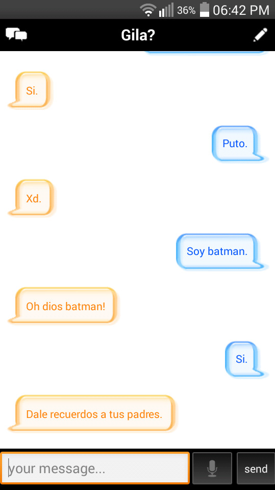 trolleado por cleverbot - Meme subido por zmoke-1000 :) Memedroid