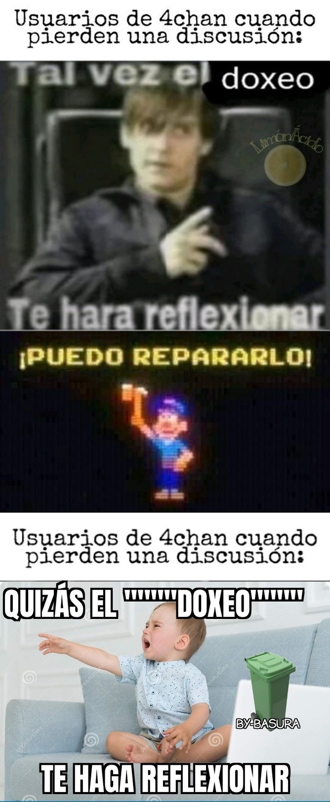 Y el doxxeo era enserio son altos ardidos - Meme subido por No_te_ardas ...