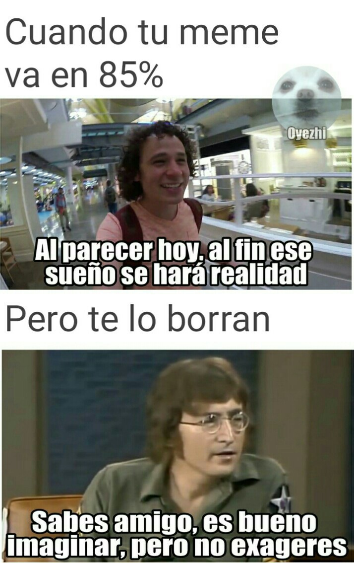 Que triste... :'( - Meme subido por Oyezhi :) Memedroid