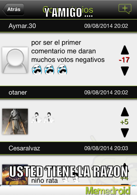 Tenia la razon... - Meme subido por Obal_CHI :) Memedroid