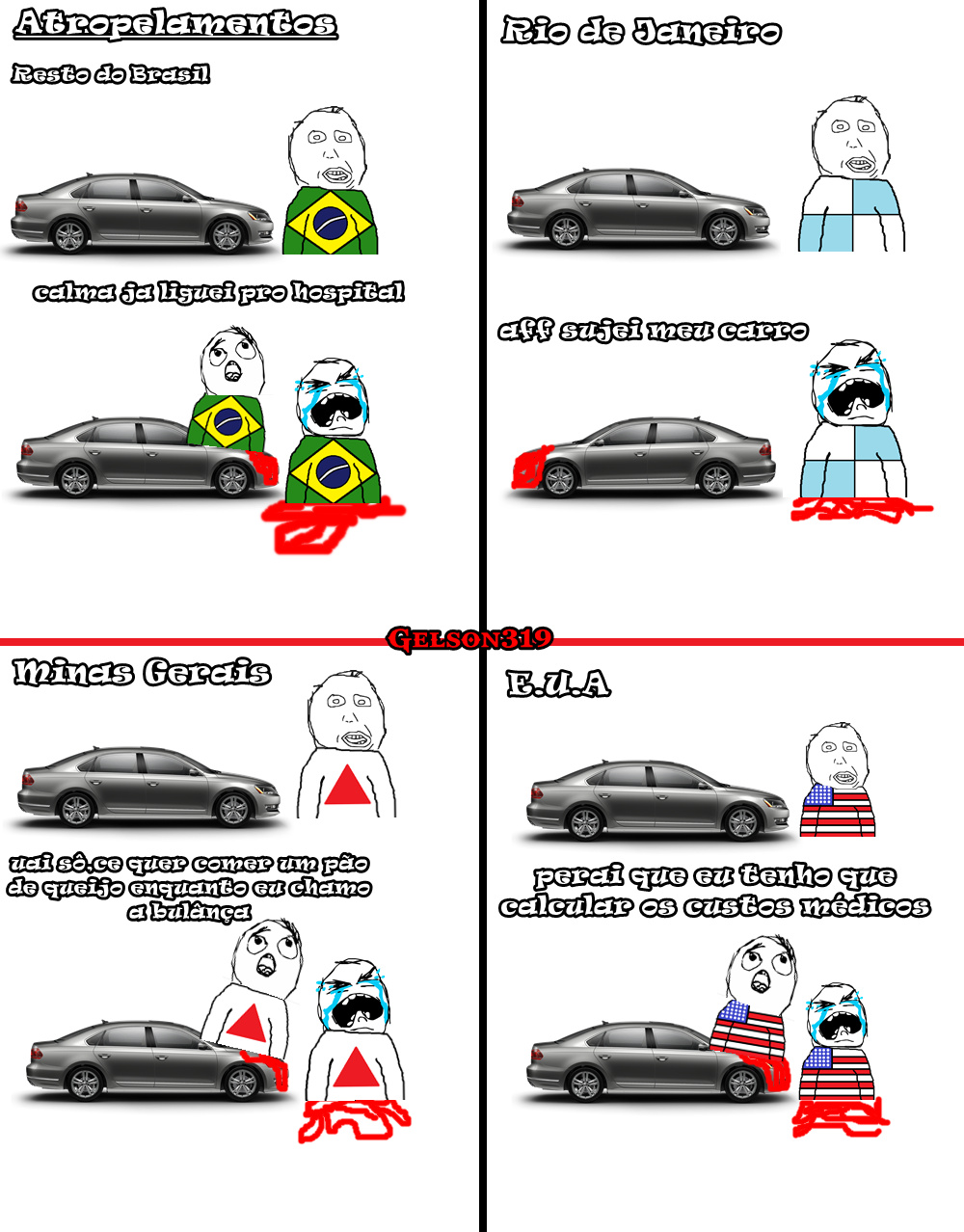 Atropelamentos - Meme by gelson319 :) Memedroid