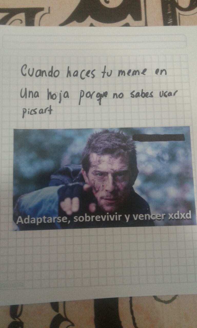 Adaptarse, sobrevivir y vencer. Original - Meme subido por MarceRehk ...