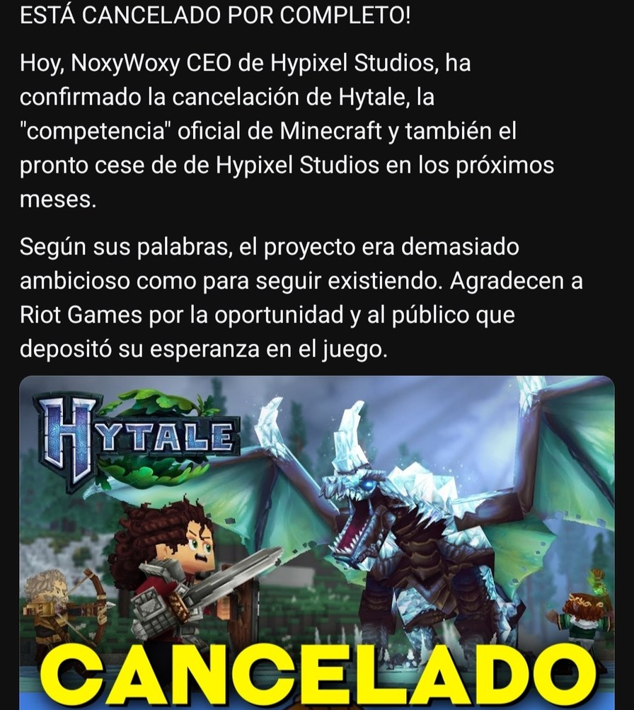 Top memes de Hytale en español :) Memedroid