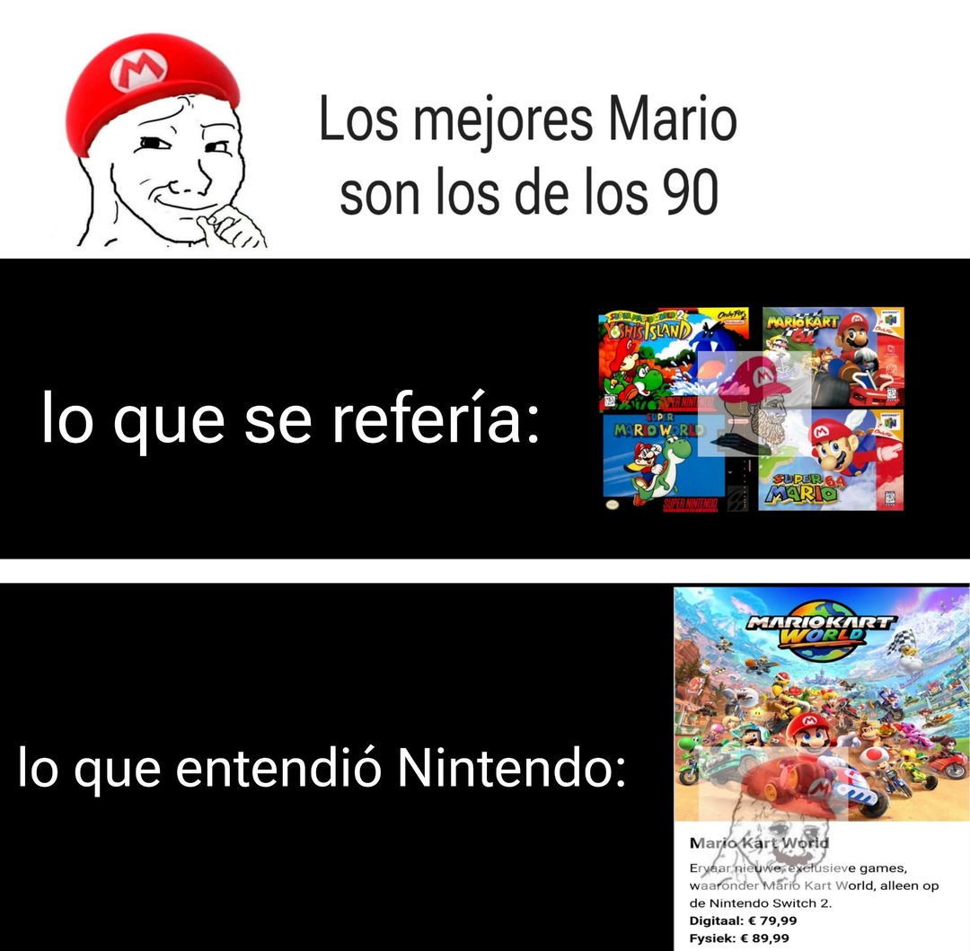 Top memes de Nintendo en español :) Memedroid