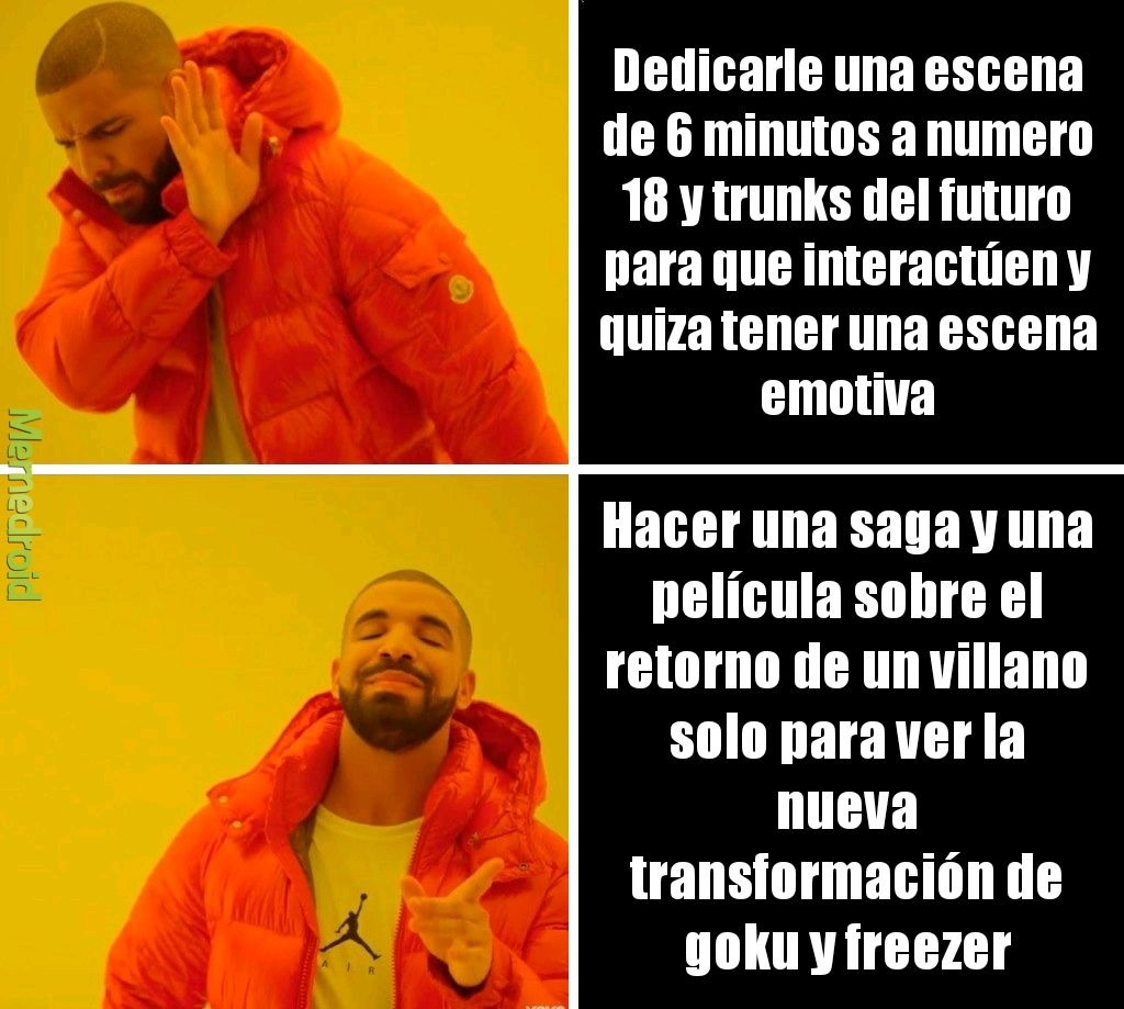 Dragón ball super be like: - Meme subido por Individuo07 :) Memedroid