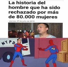 El hombre rechazado por 80.000 personas - Meme subido por gotrunksZ ...