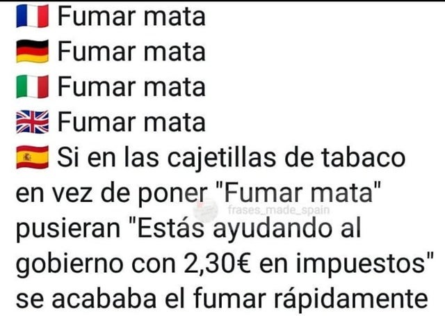 Fumar mata - Meme subido por dreamca23 :) Memedroid