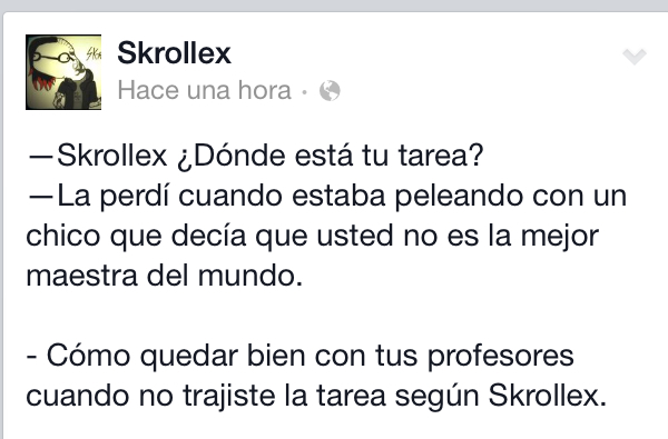 La excusa perfecta - Meme subido por towmberryliz :) Memedroid