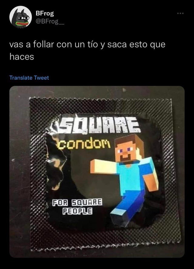 Condón Minecraft - Meme subido por Kizux2 :) Memedroid