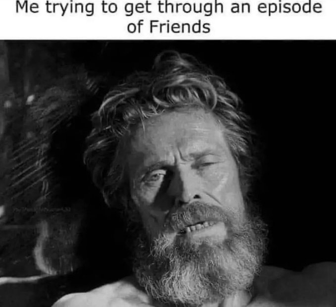Trying to survive a Friends episode - Meme by schizoidman :) Memedroid
